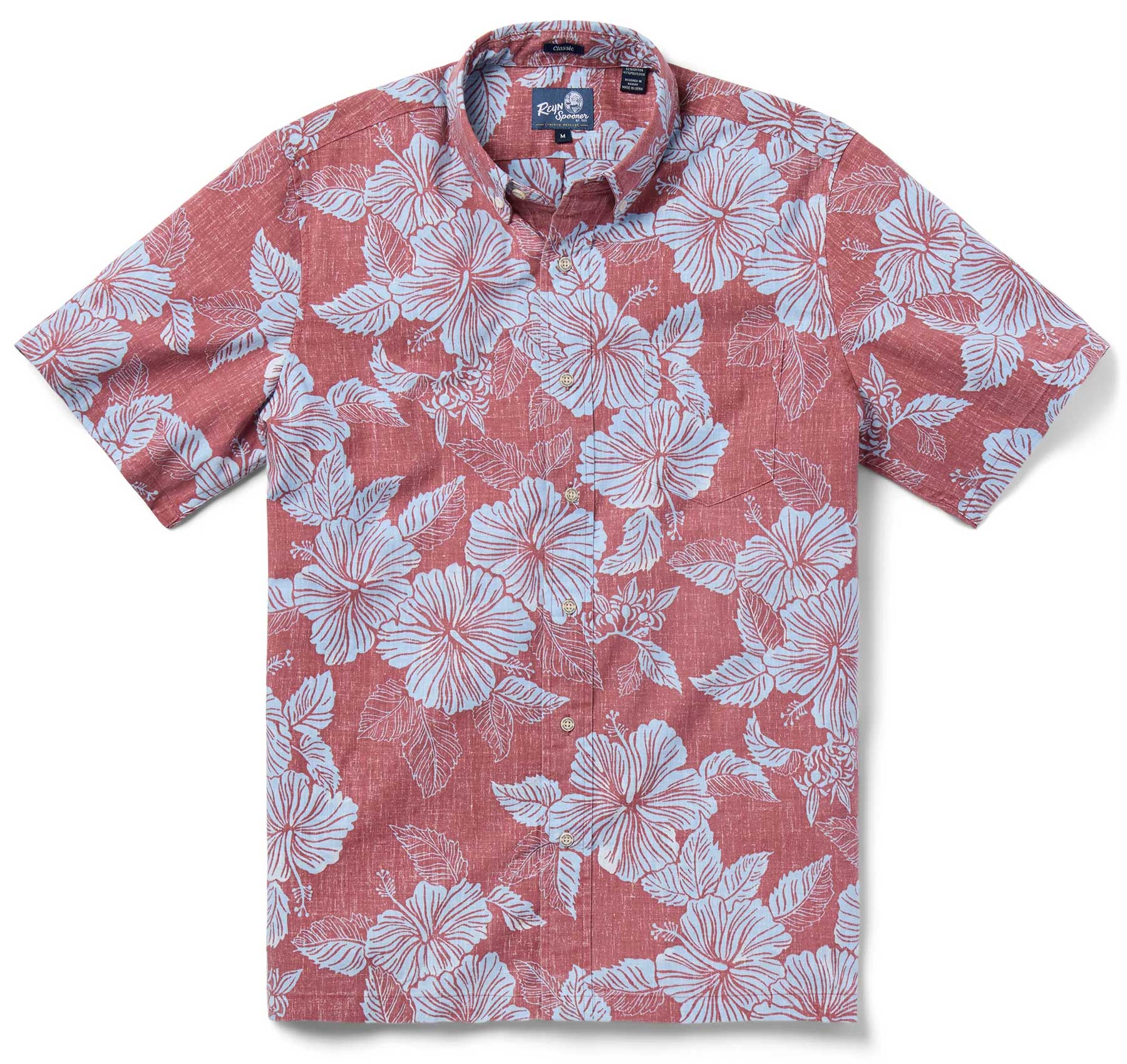 Reyn Spooner - Aloha Biscus Faded Ginger | Aloha Shirt Shop